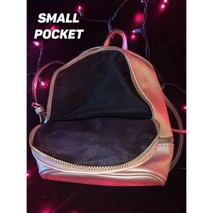 Bags | Vintage Rose Gold Small Backpack | Poshmark